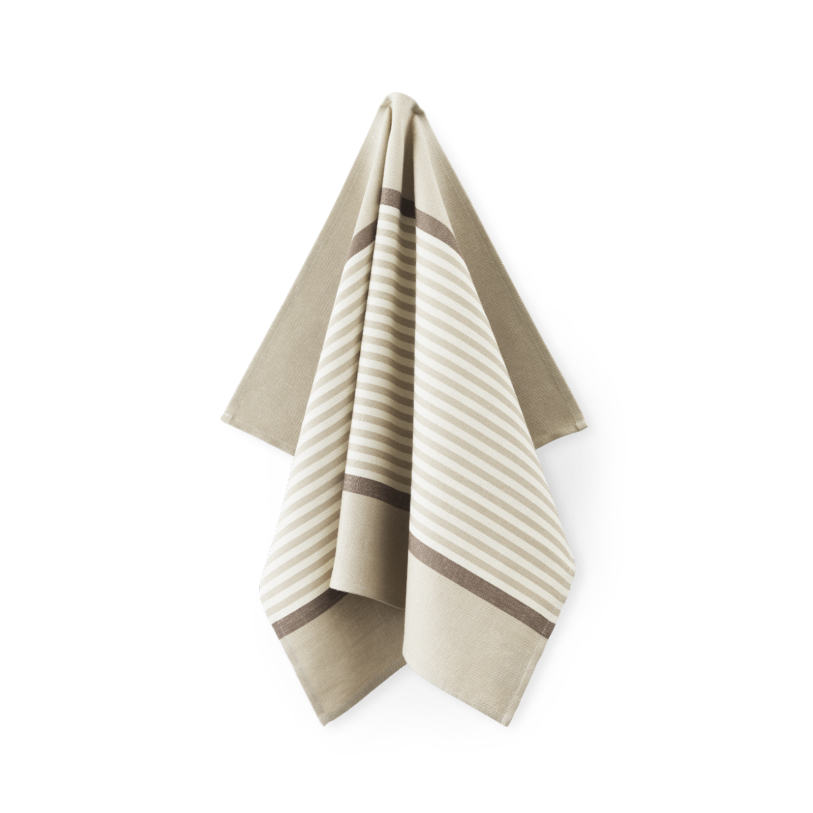Elegant Abild kjøkkenhåndkle i brungrå nyanse – Georg Jensen Damask