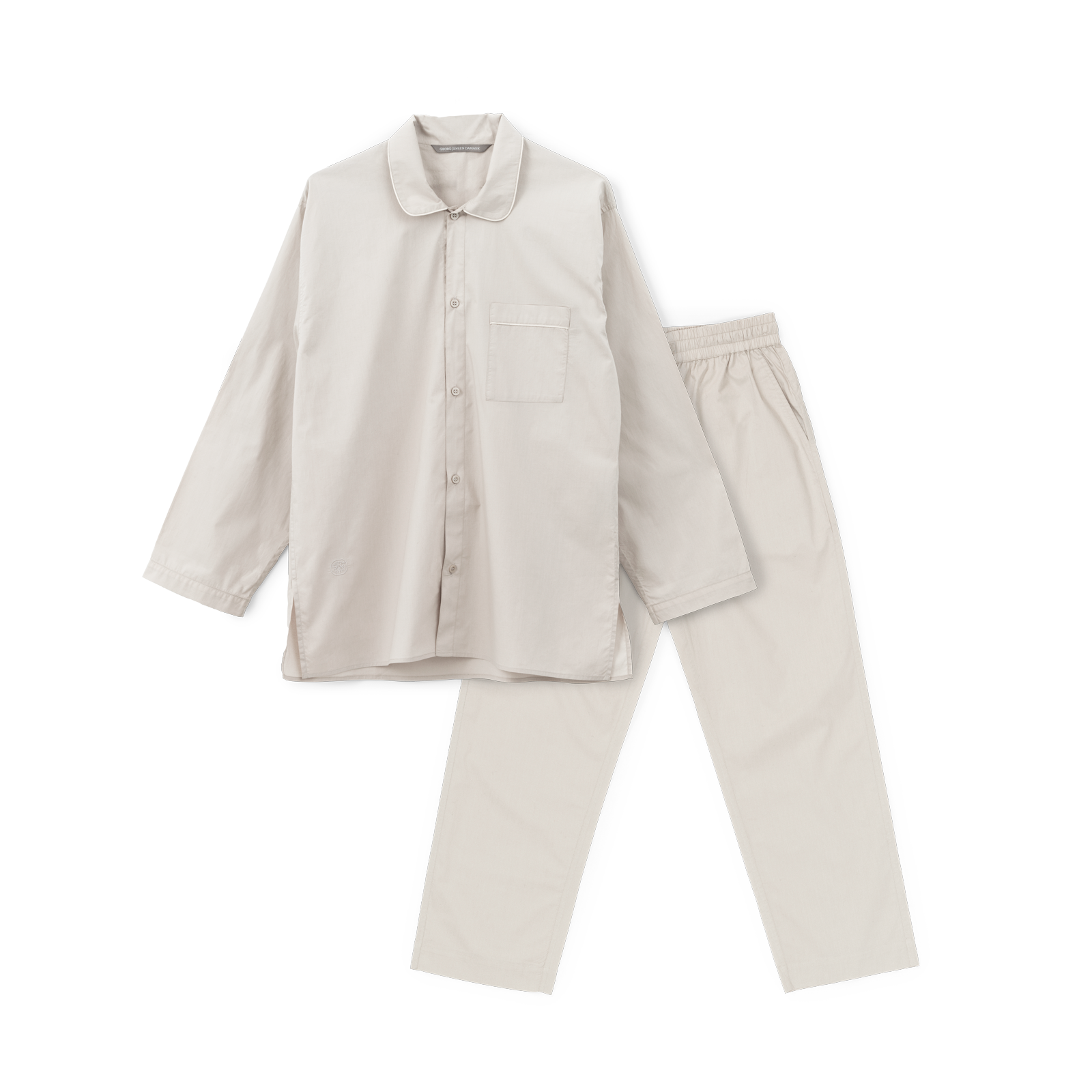 Elegant pyjamas i 100 % bomull med klassisk snitt | Georg Jensen Damask